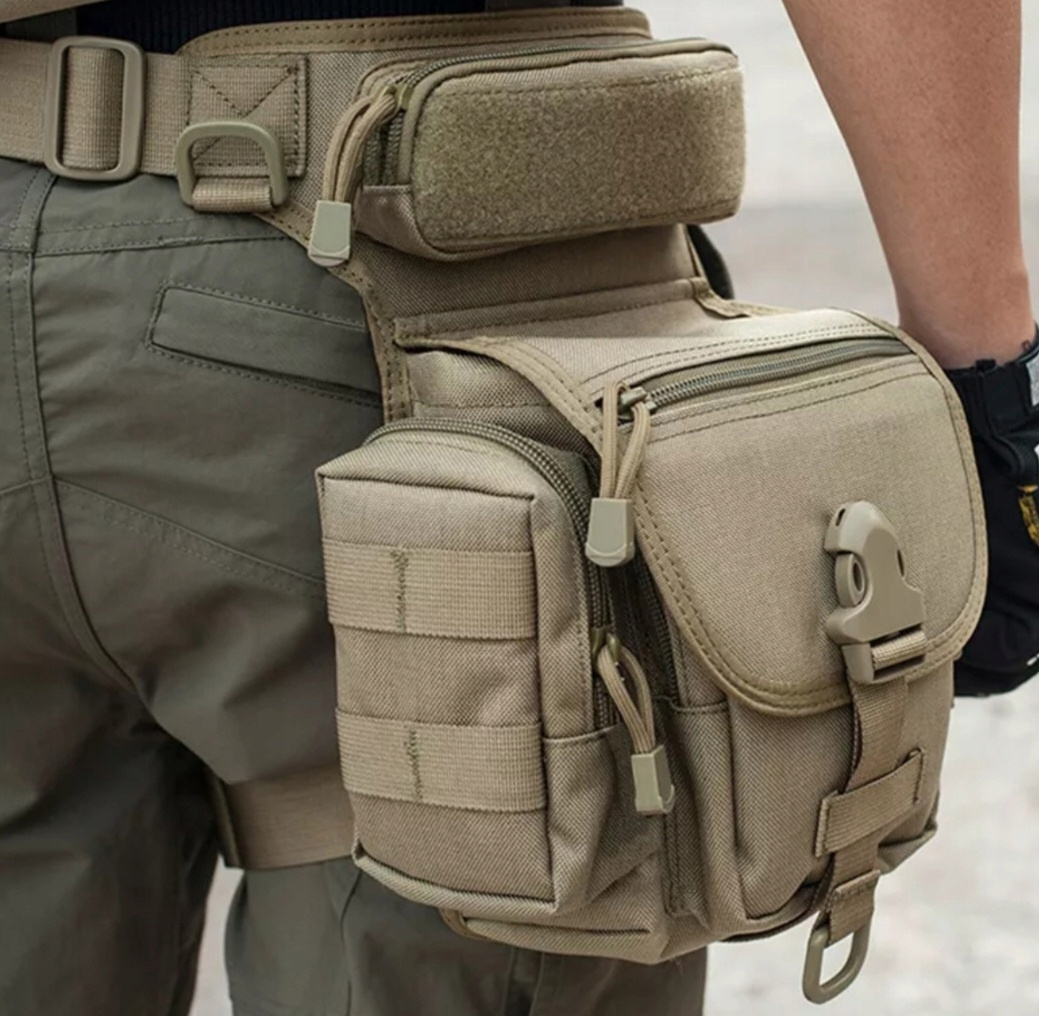 Saszetka udowa TAKTYCZNA CZARNA | WYPRZEDAŻ E-SKLEP